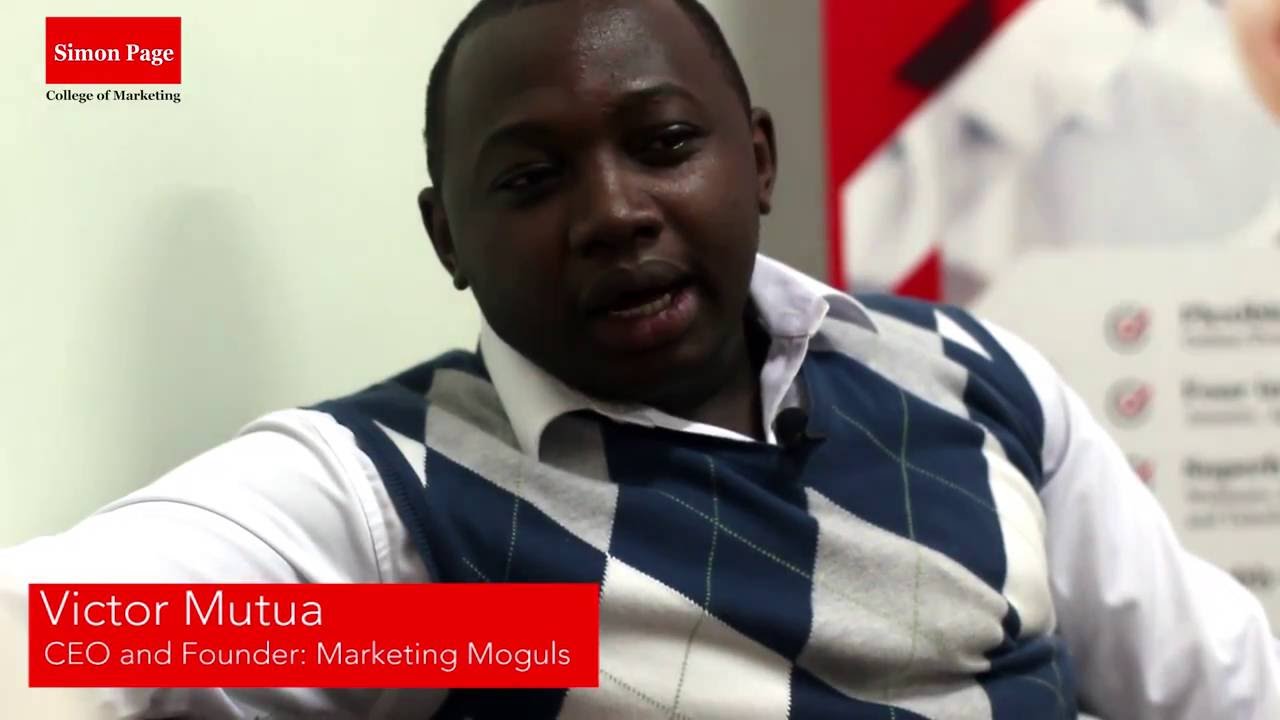 Victor Mutua - CEO and Founder Marketing Moguls - YouTube