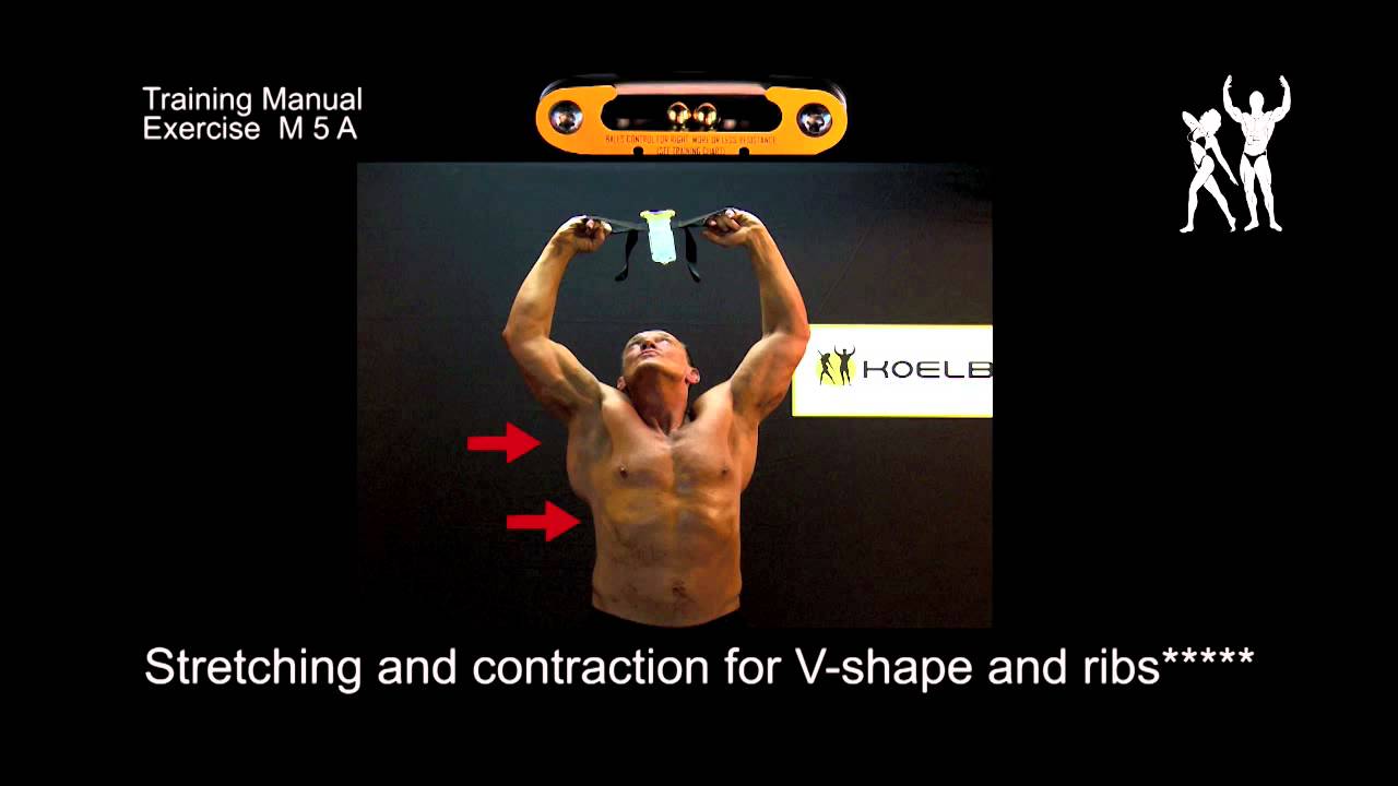 Isokinator Training - M5A exercise for toning back muscles, V-form and ...