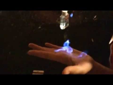 Hand Sanitizer and Fire trick - YouTube