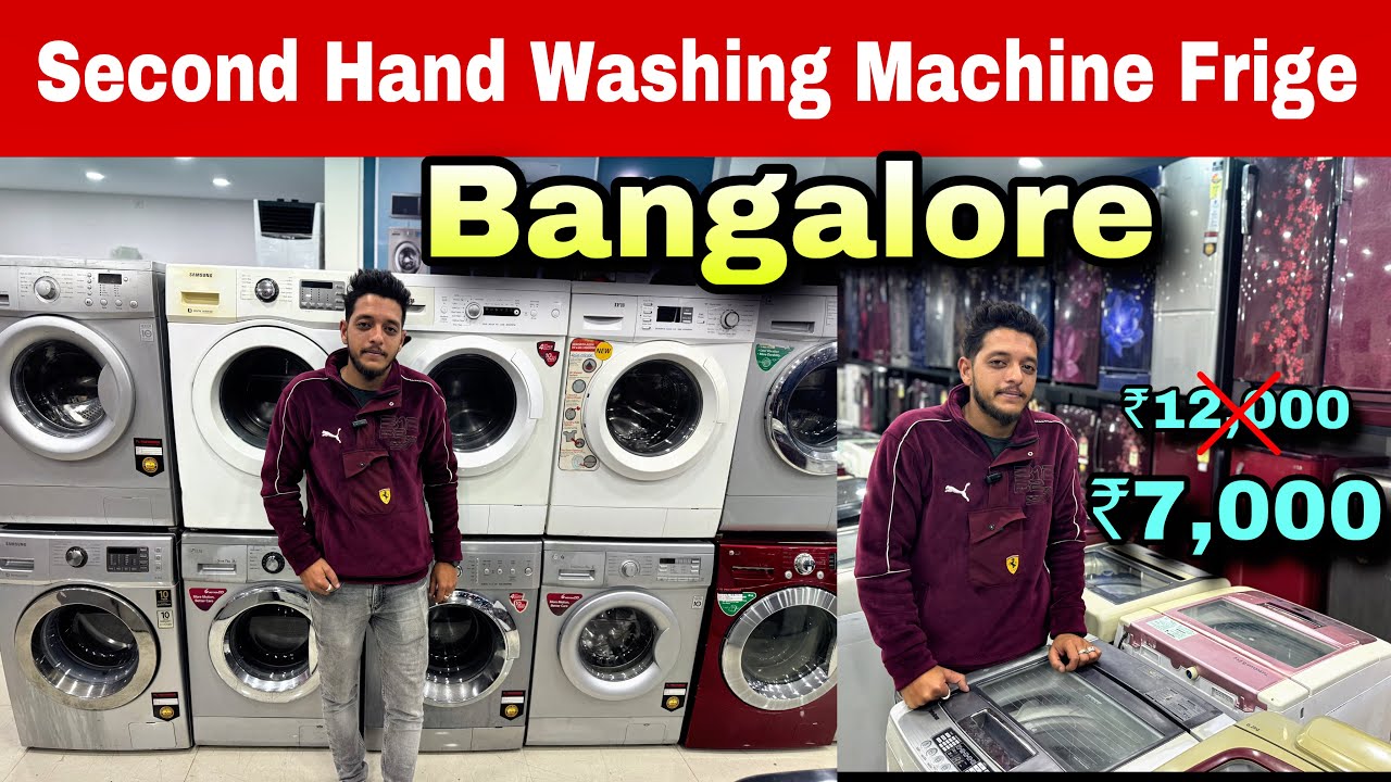 ₹5,999 Second Hand Washing Machine In Bangalore | Used Fridge At Best ...