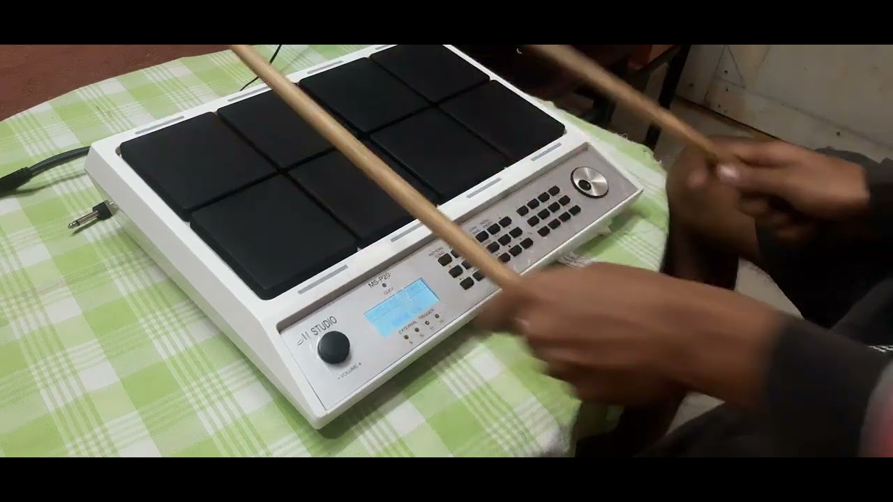 how to play m studio MSP 20 pad model tape beach - YouTube