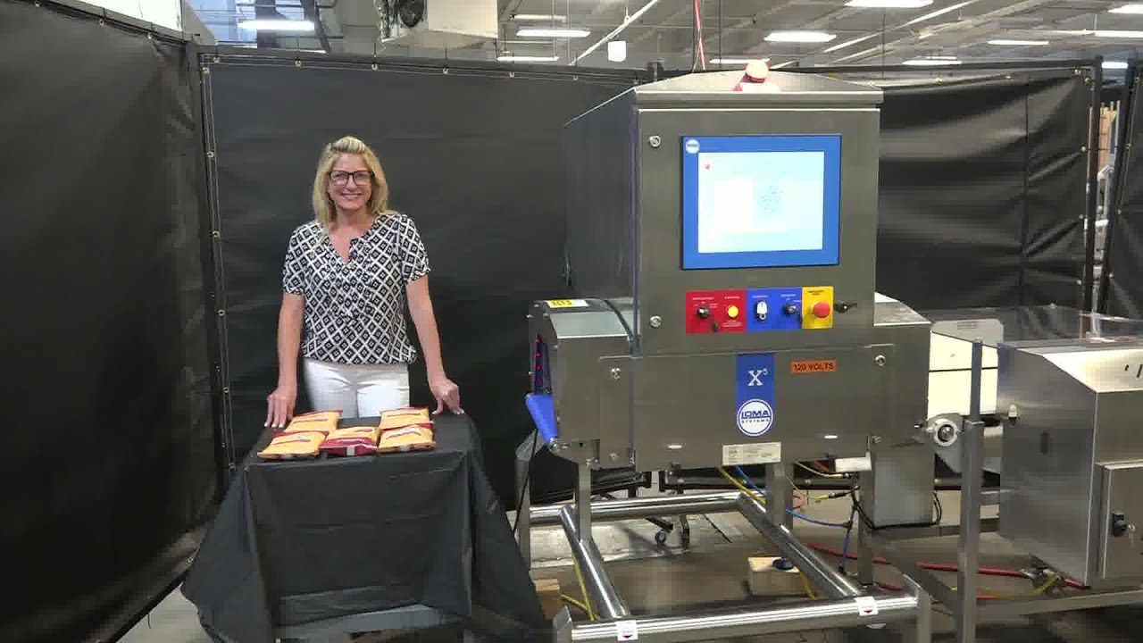 Loma Model X5 Stainless Steel X-Ray Inspection System Demonstration ...