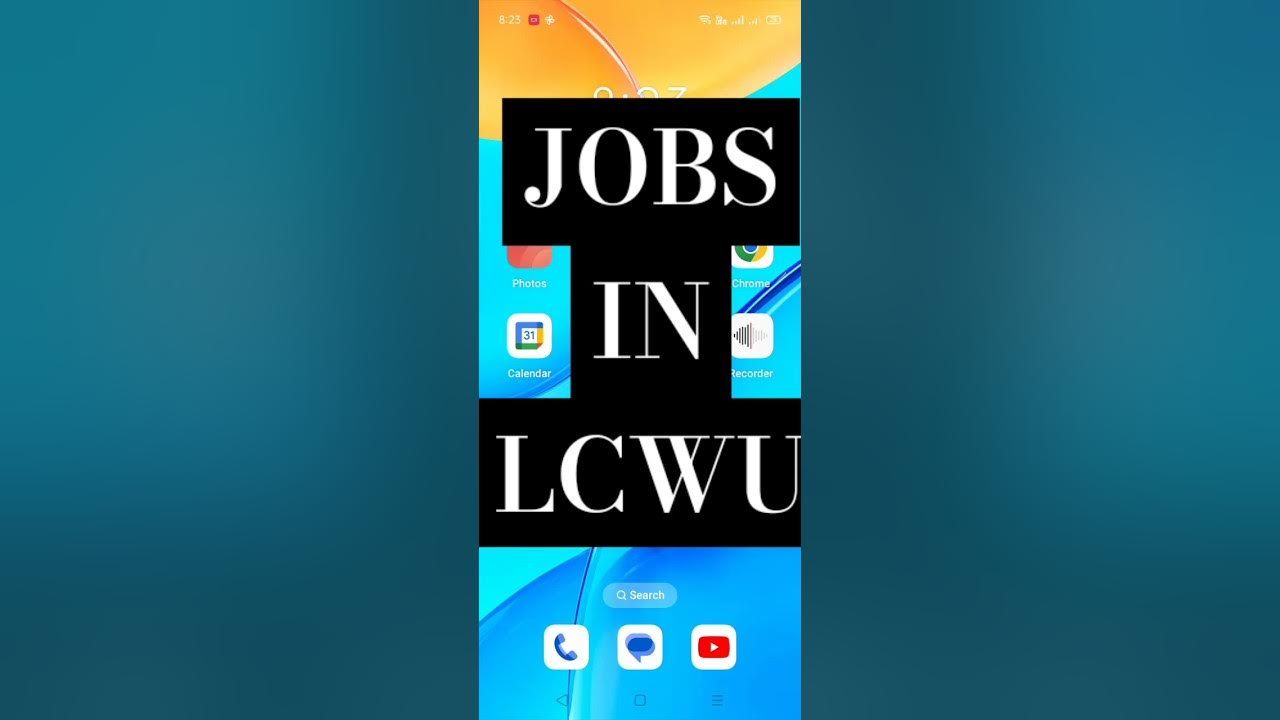 Lcwu Kobs Lahore #lahorejobs #viral - YouTube