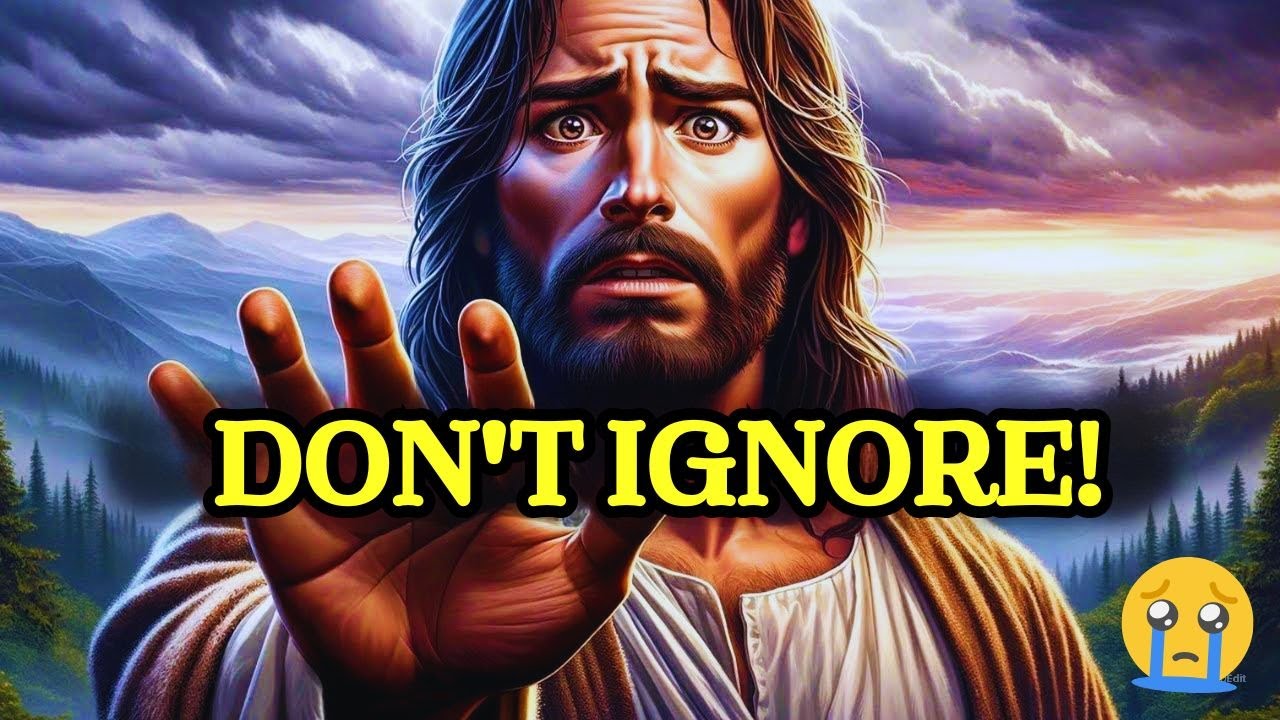 🔴 JESUS SAID: My child, Do Not Ignore This Urgent Message from God ...