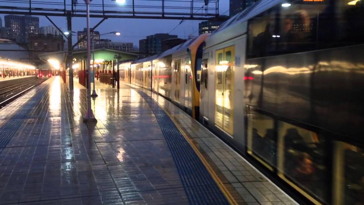 Sydney Trains | Central | H Set Departing - YouTube