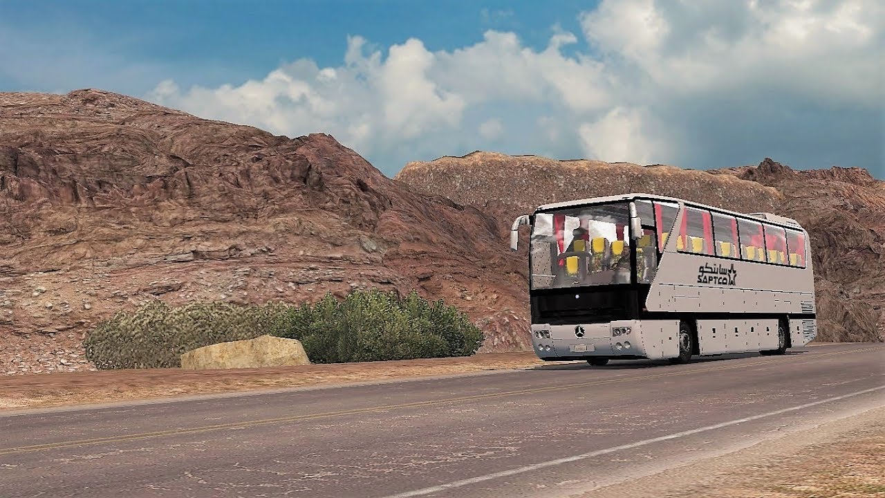 Saptco Mercedes Benz o403 Macca to Medina coach service - YouTube