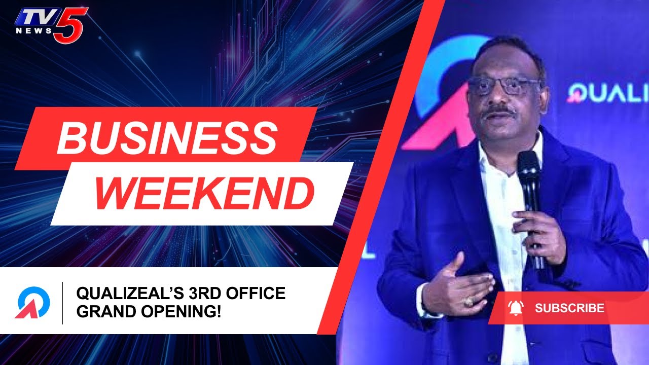 "QualiZeal Opens Its 3rd Office in Hyderabad | Featured on TV5 News ...