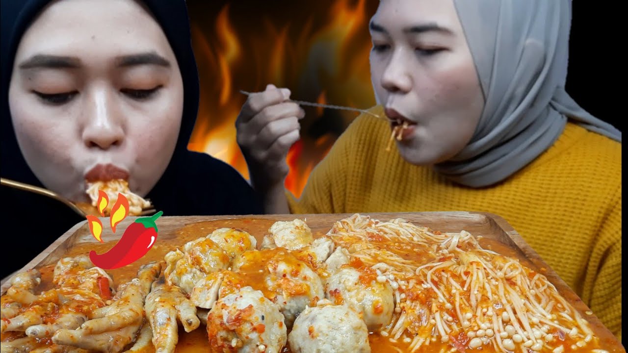 BATTLE TRIO MAKANAN SERBA PEDAS (CEKER MERCONDES, BAKSO MERCON DAN ...