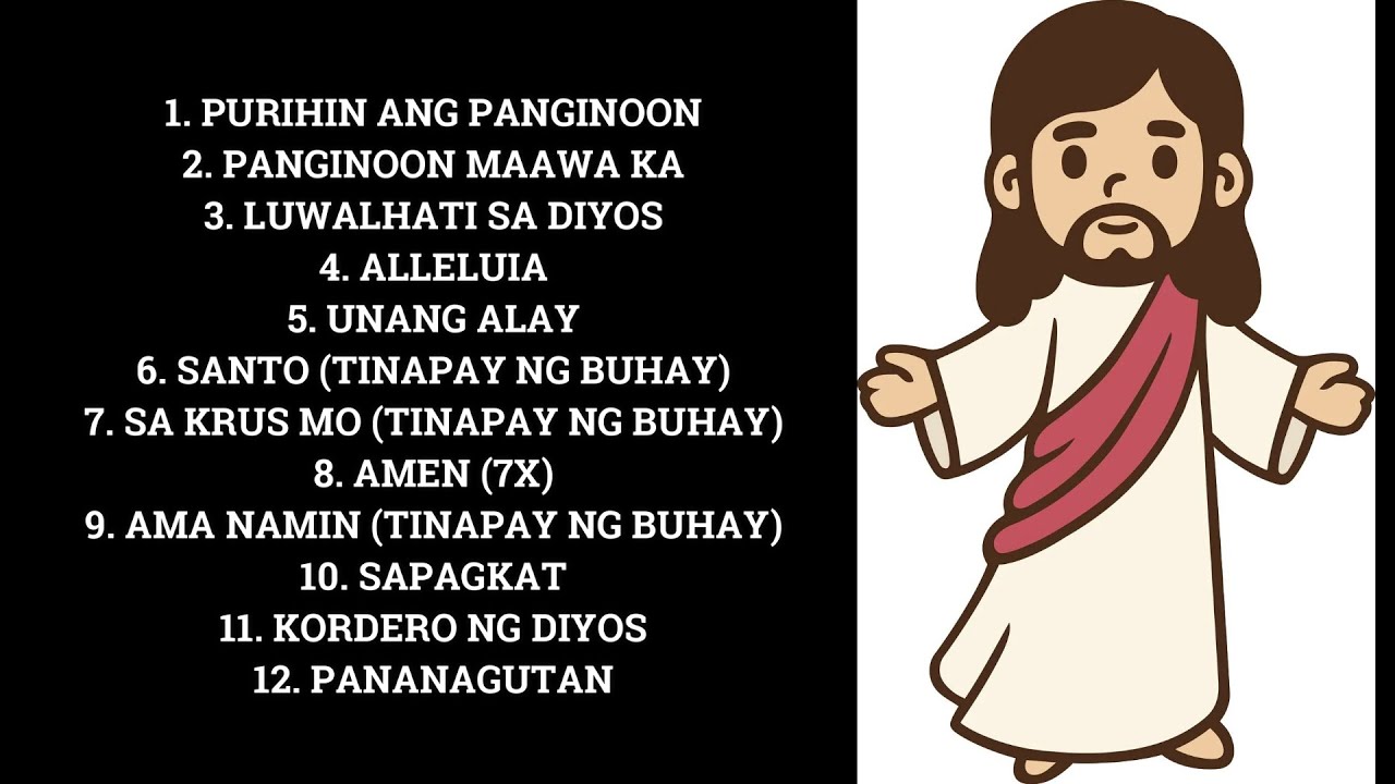 MASS LINE-UP, TAGALOG - YouTube