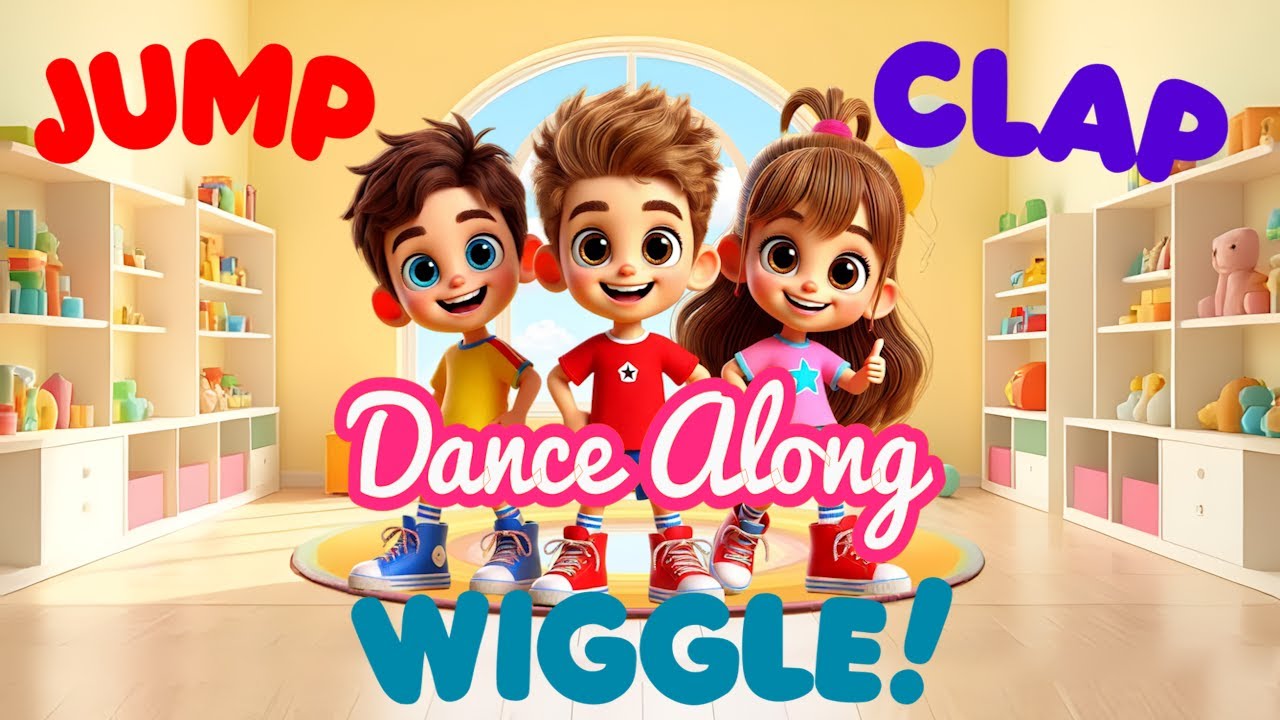 🎶 Jump, Clap, Wiggle! | Fun Kids Dance Song | Move, Groove & Play ...