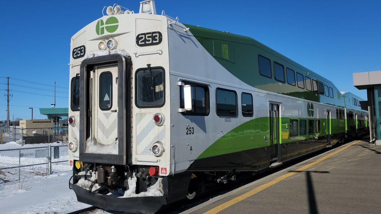 (Repainted Cab Car 253) (10 Cars!) GO 1019 - 253 With 652 Departing ...