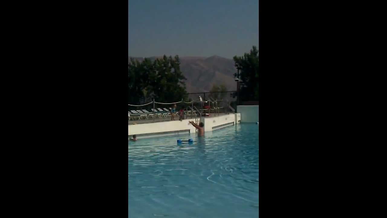 Alaya jumping and flapping her arms like a bird - YouTube