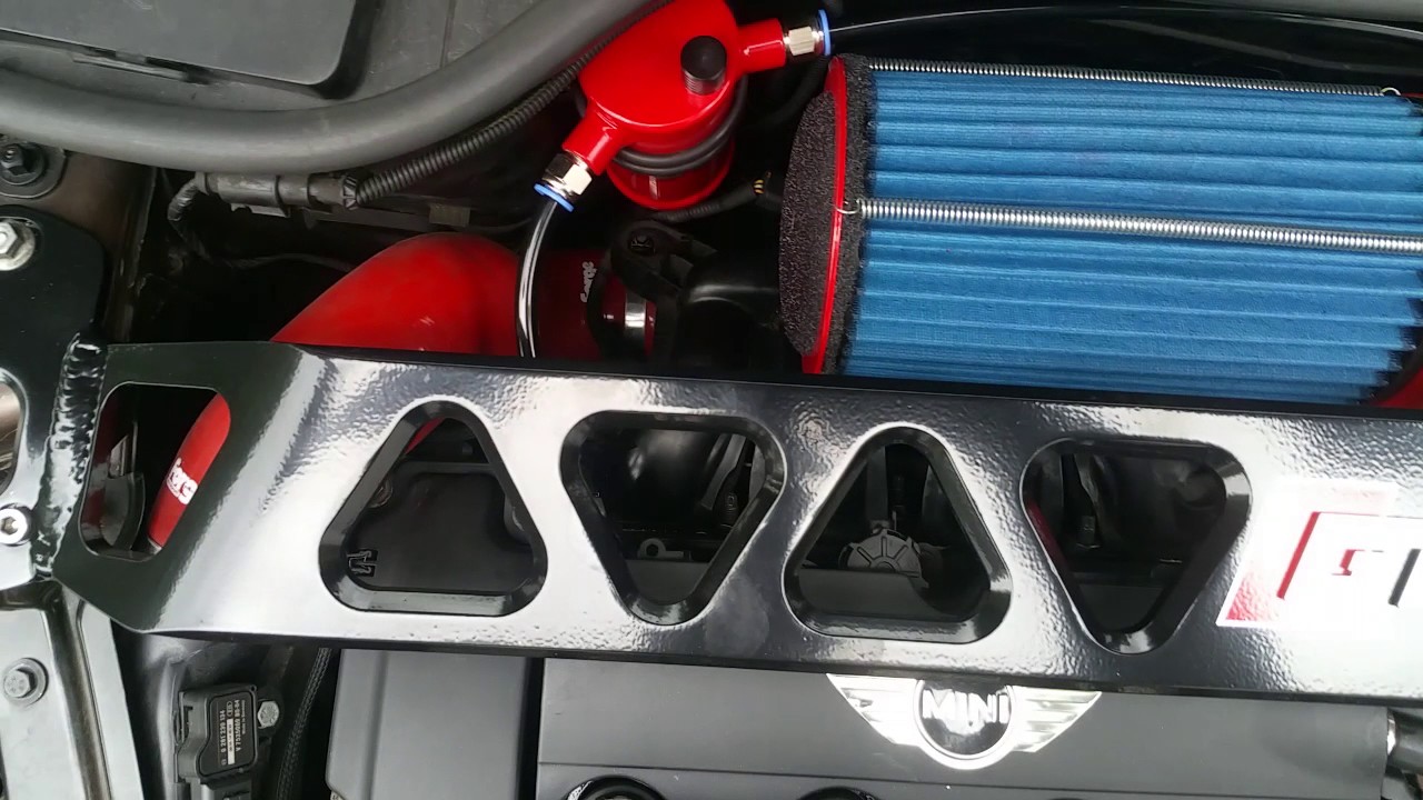 Mini Cooper S with GTT induction kit, Strut Brace. Twin oil catch cans ...