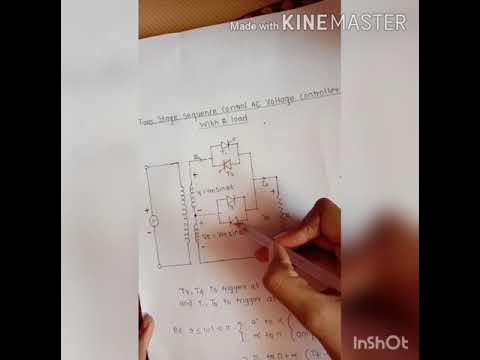 Two stage sequence control ac voltage controller - YouTube