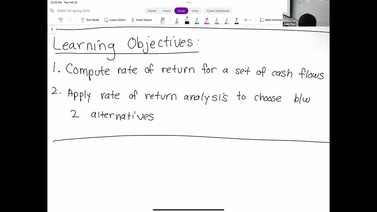 EGME 401 SPRING 2024 Week 5 Lecture 2 - YouTube