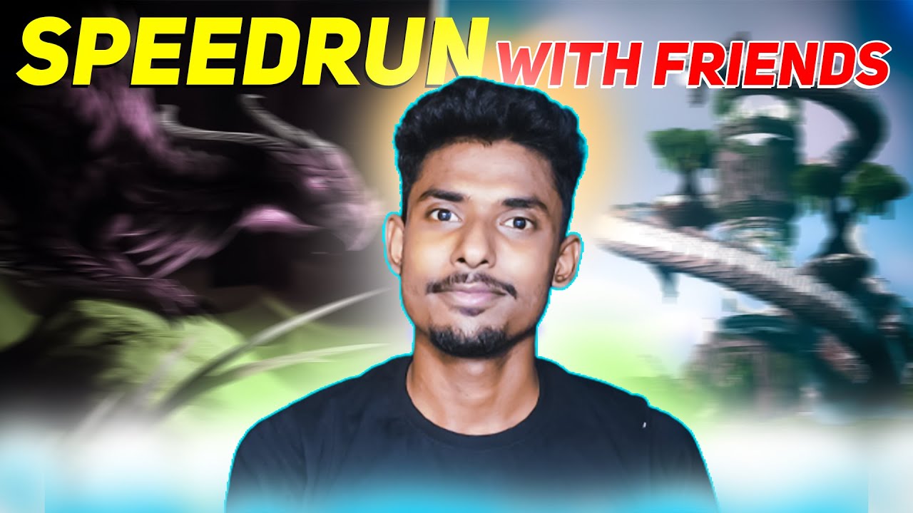 🔴 minecraft speedrun with friends ............500 subscriber goal # ...