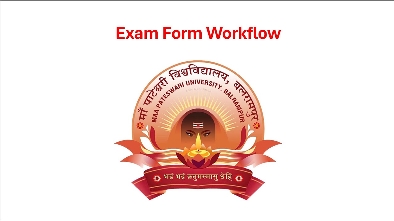 Exam Form Workflow - YouTube
