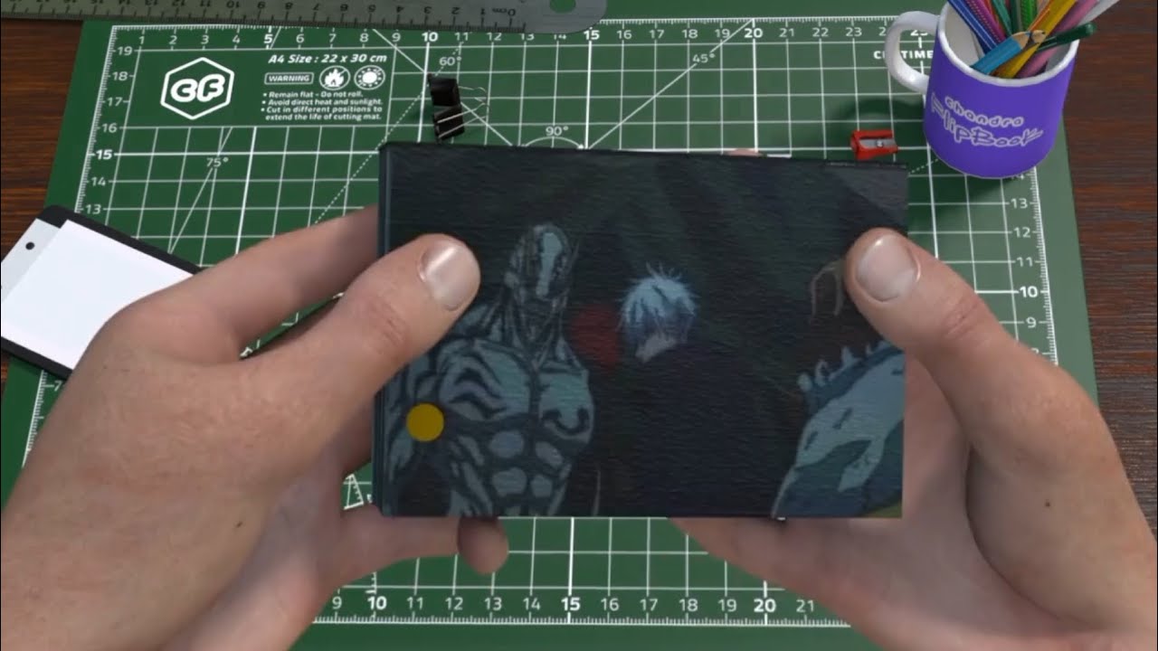 Gojo vs Hanami - jujutsu kaisen flipbook - YouTube