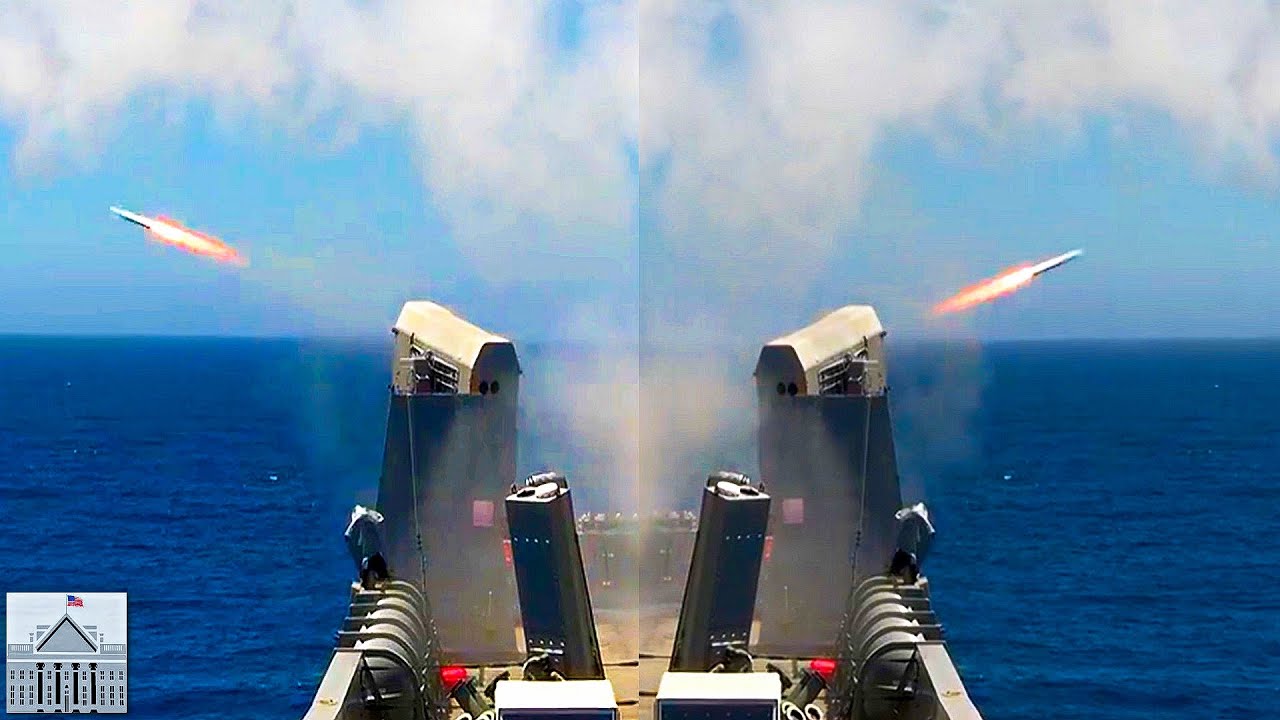USS San Diego (LPD 22) Fires Rolling Airframe Missiles in Pacific Ocean ...