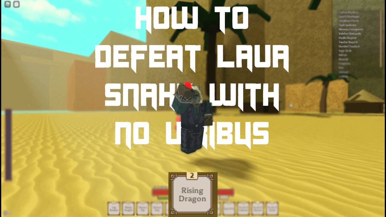 How to Defeat Lava Snake With no Viribus | Rogue Lineage - YouTube