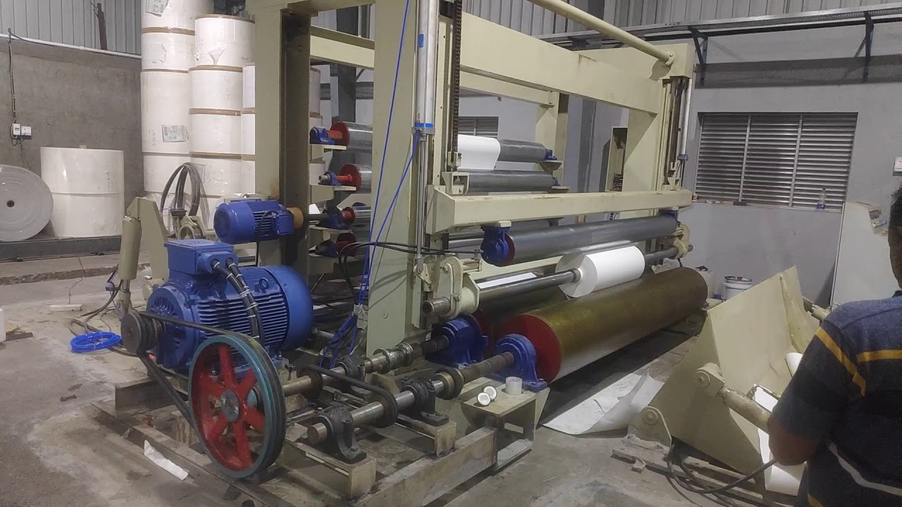 SALVAGE WINDER / Reel To Reel Winder - Rewinder #papermachine # ...