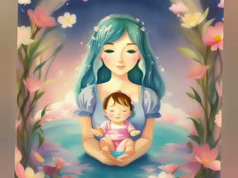 little girl bathing