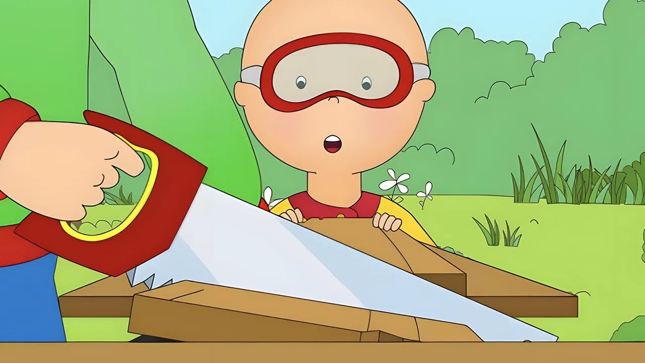 Caillou Builds a Garden Fort | Caillou's New Adventures - YouTube