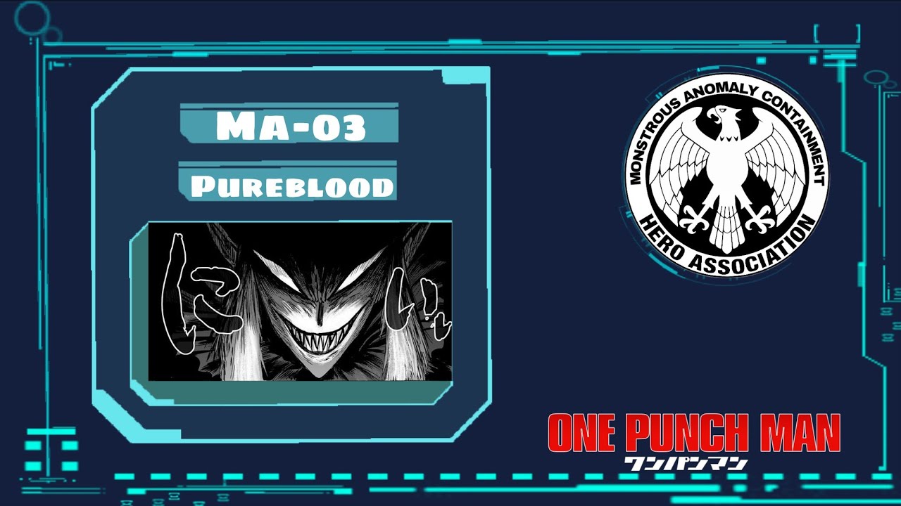 Pureblood Explained - One Punch Man | Monstrous Anomaly - YouTube