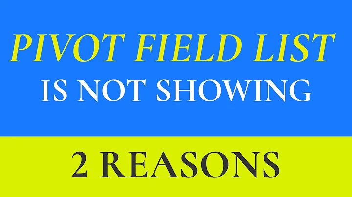 Solved Excel Pivot Table Not Showing All Fields 9to5Answer solved-excel-pivot-table-not-showing-all-fields-9to5answer