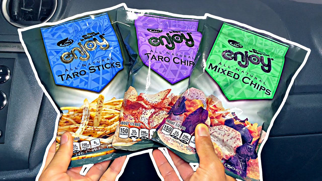 Enjoy Taro Sticks, Taro Chips, Mixed Chips Review - Organic review Ep ...