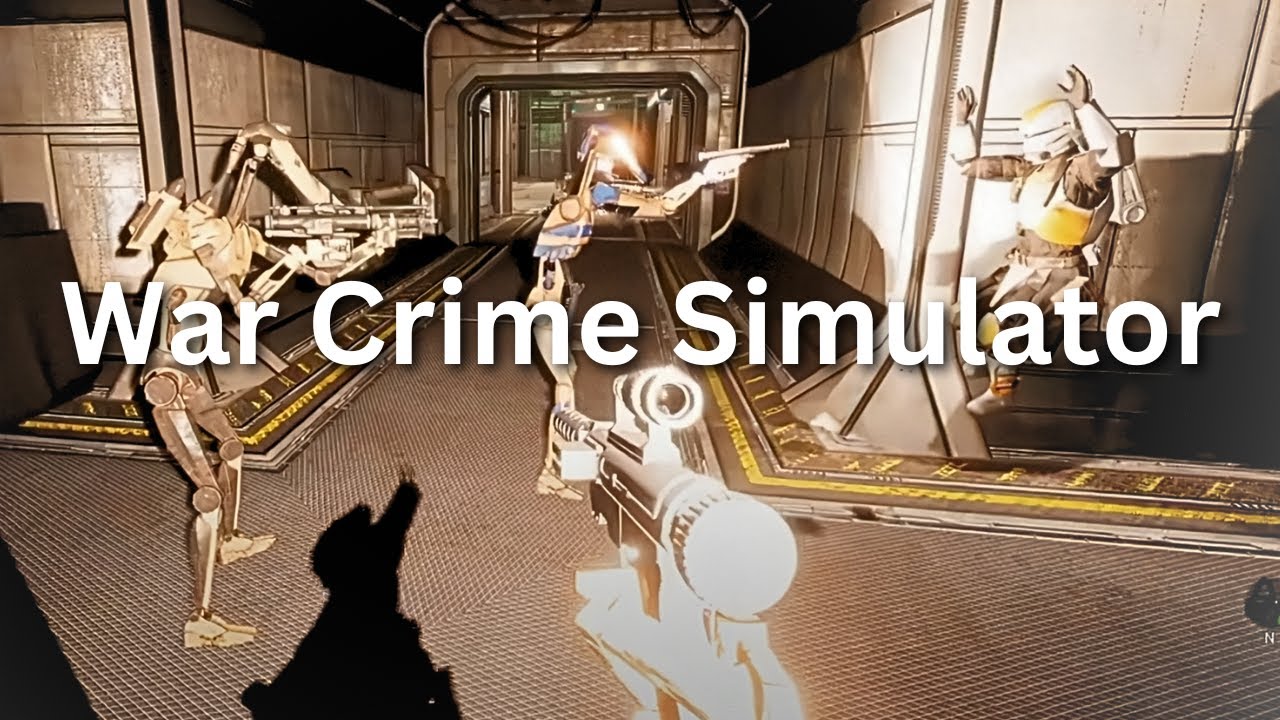 Battle Droid War Crime Simulator - YouTube