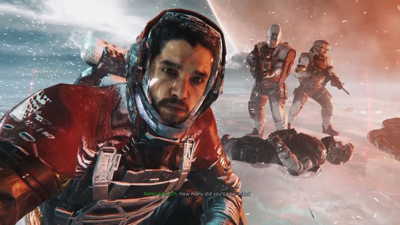 All Jon Snow scenes in COD: Infinite Warfare - YouTube