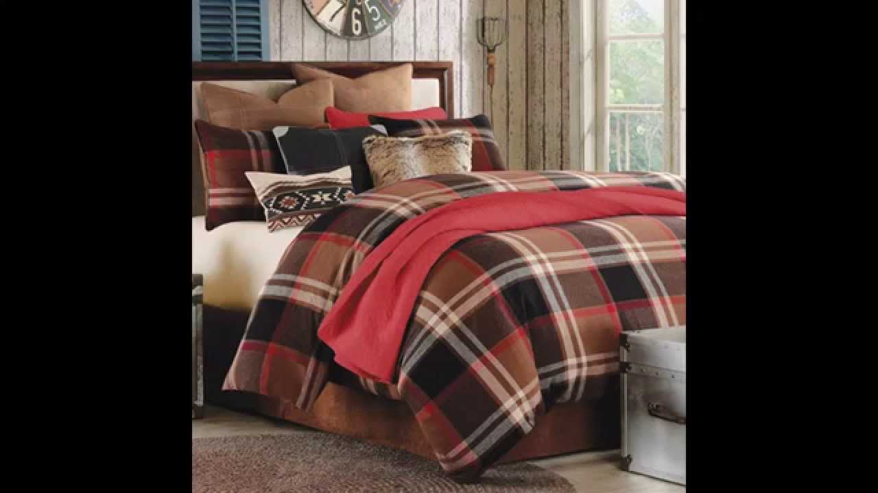Rustic cabin bedding ideas - YouTube