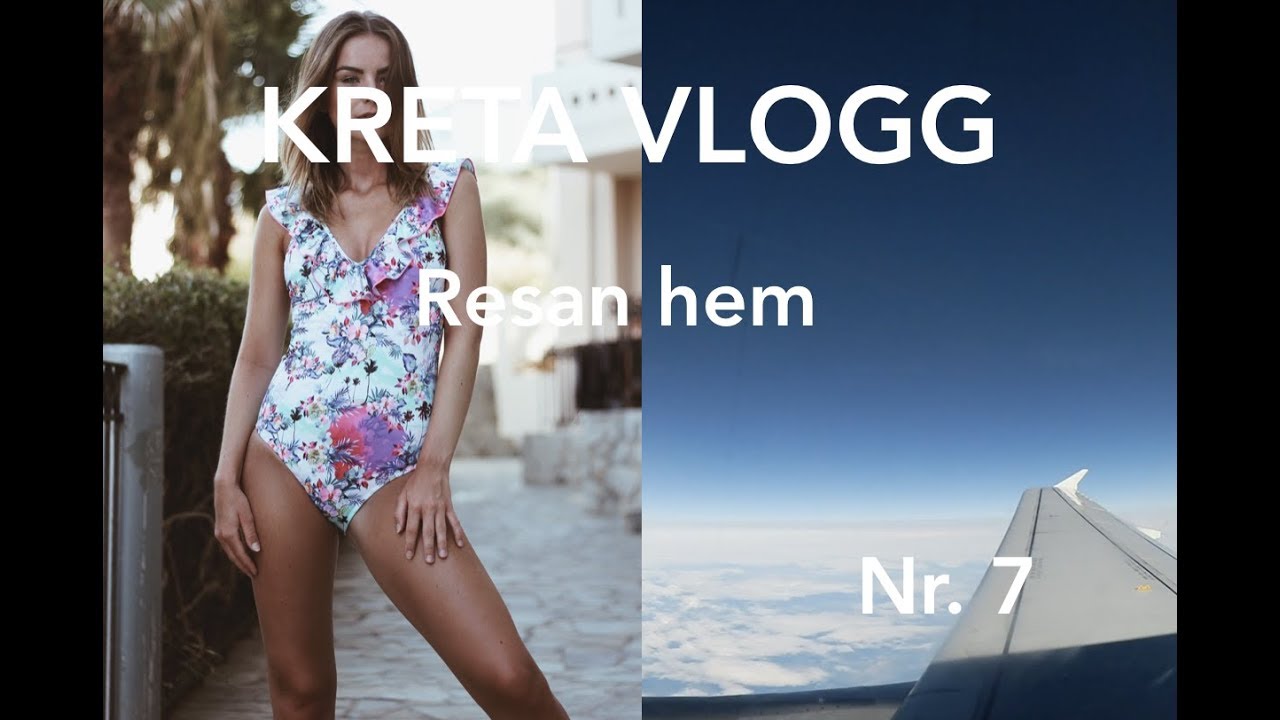 Kreta Vlogg Resan Hem Planet Började Stiga Igen Fick Panik Youtube