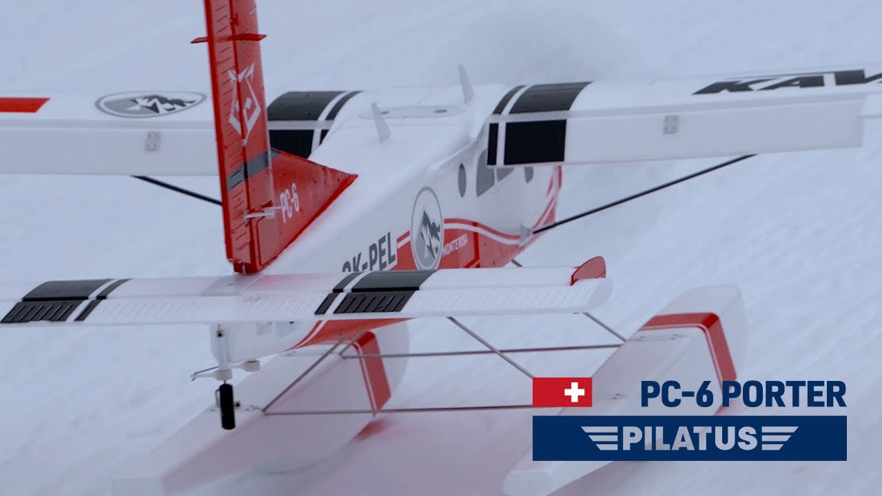 KAVAN Pilatus PC-6 Porter RC semi-scale model | 1500mm ARF - YouTube