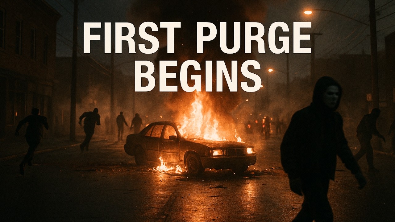 You Are Listening to the Radio as the First Purge Begins in America ...