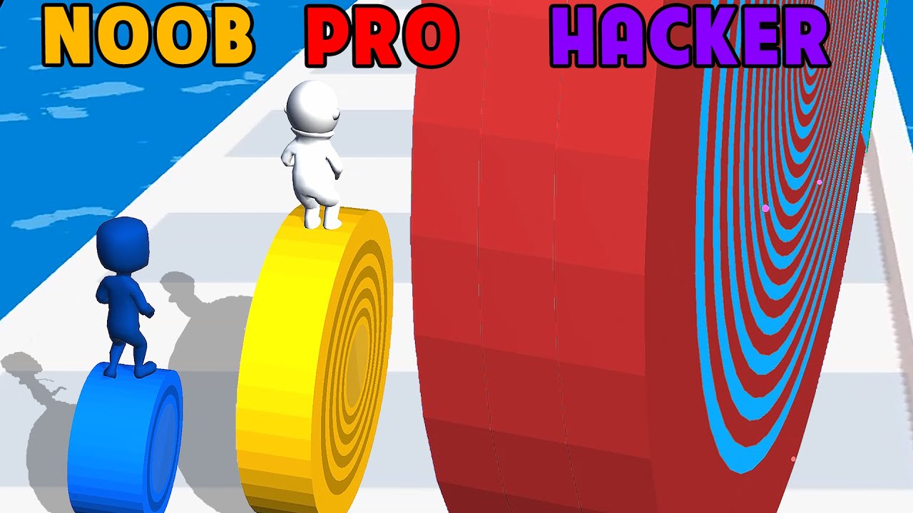Noob vs Pro vs Hacker | Layers Roll - YouTube