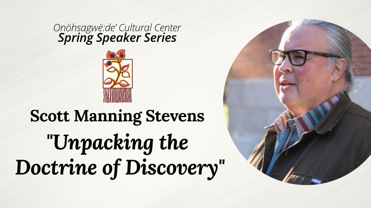 Spring Speaker Series: Scott Manning Stevens - YouTube