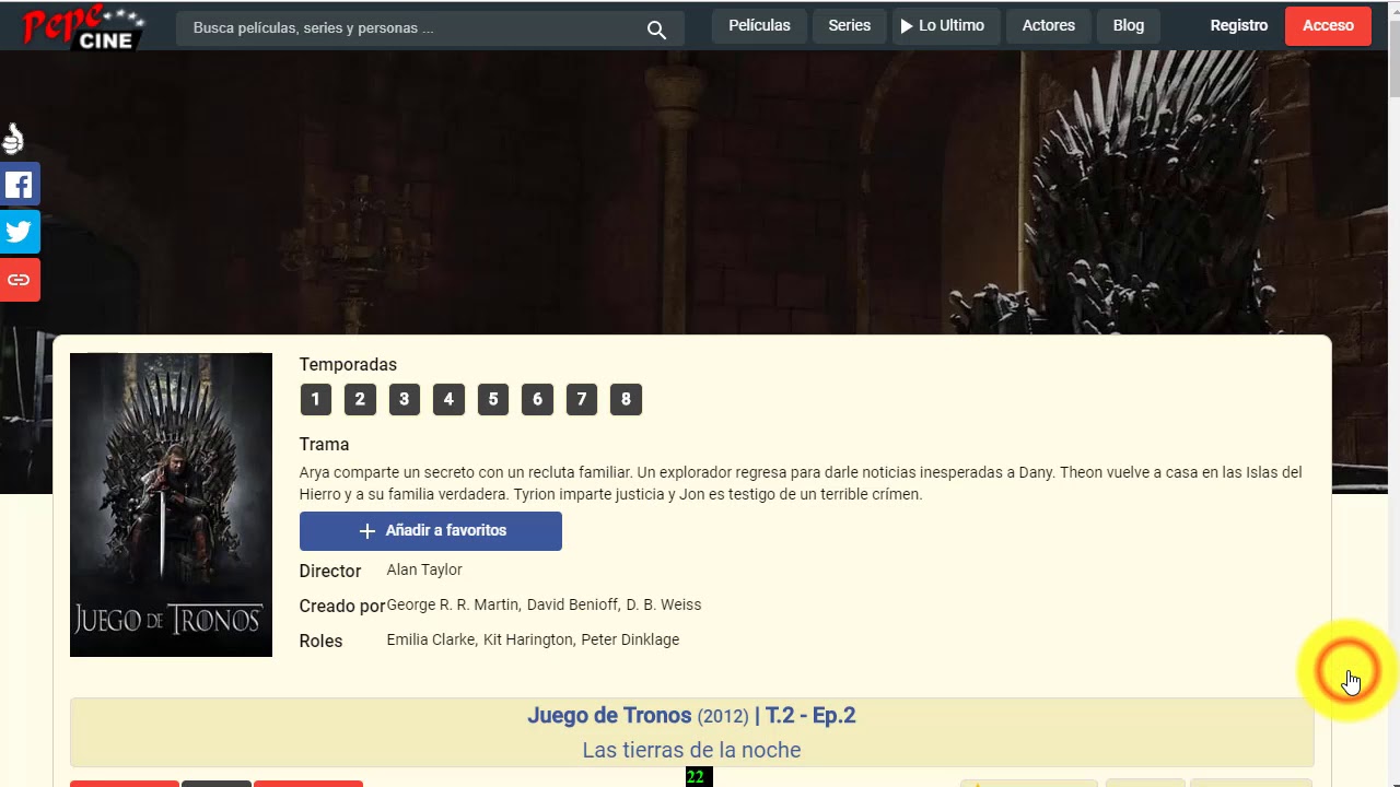 Tutorial - ¿Como ver un episodio de una serie? - en PepeCine (.TO ...