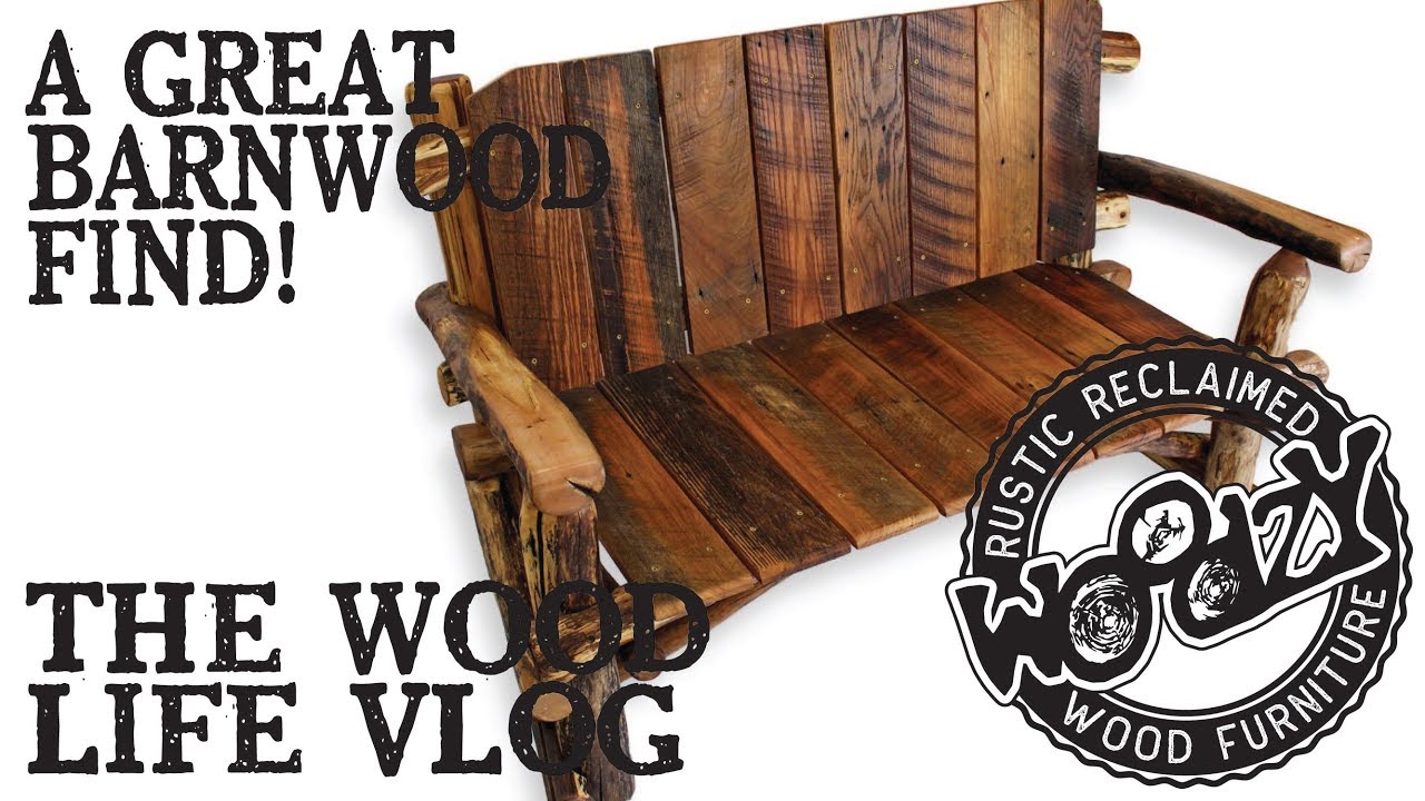 A great Barnwood find. Building rustic furniture and more. - YouTube