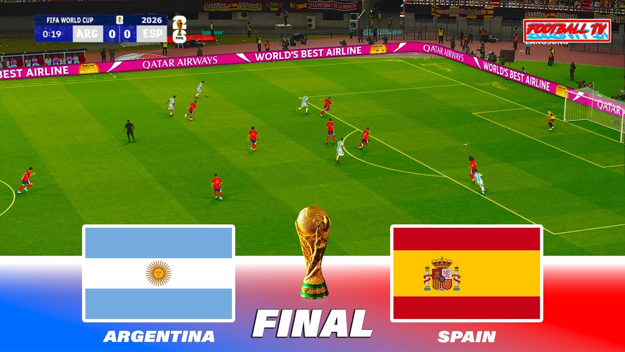 ARGENTINA vs SPAIN - FINAL FIFA WORLD CUP 2026 | Full Match All Goals ...