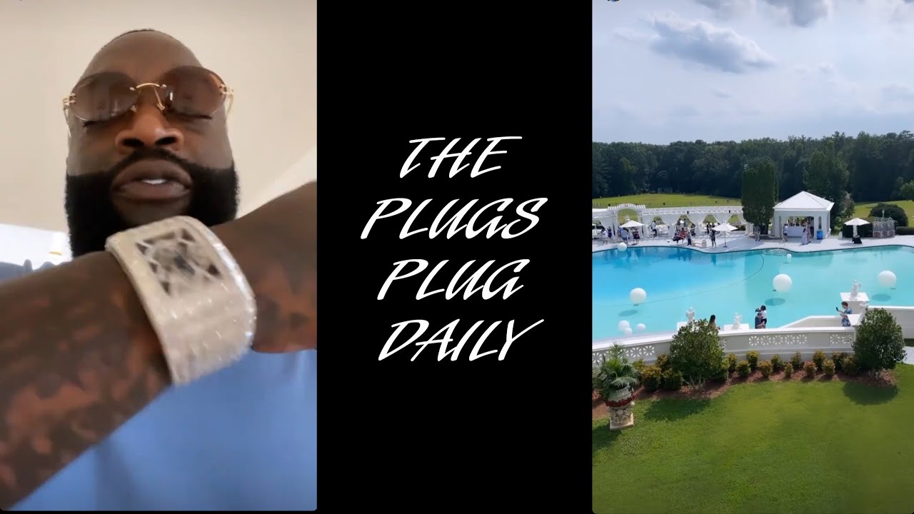 Rick Ross has the largest residential pool in America and shows 2 ...