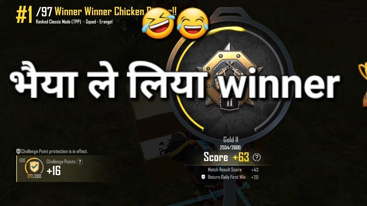 Winner Winner BGMI PUBG #pubg #bgmi @HardwahiGaming - YouTube