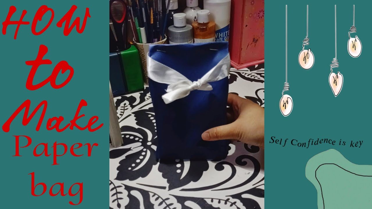 DIY Paper Bag - How To Make Paper Bag - YouTube