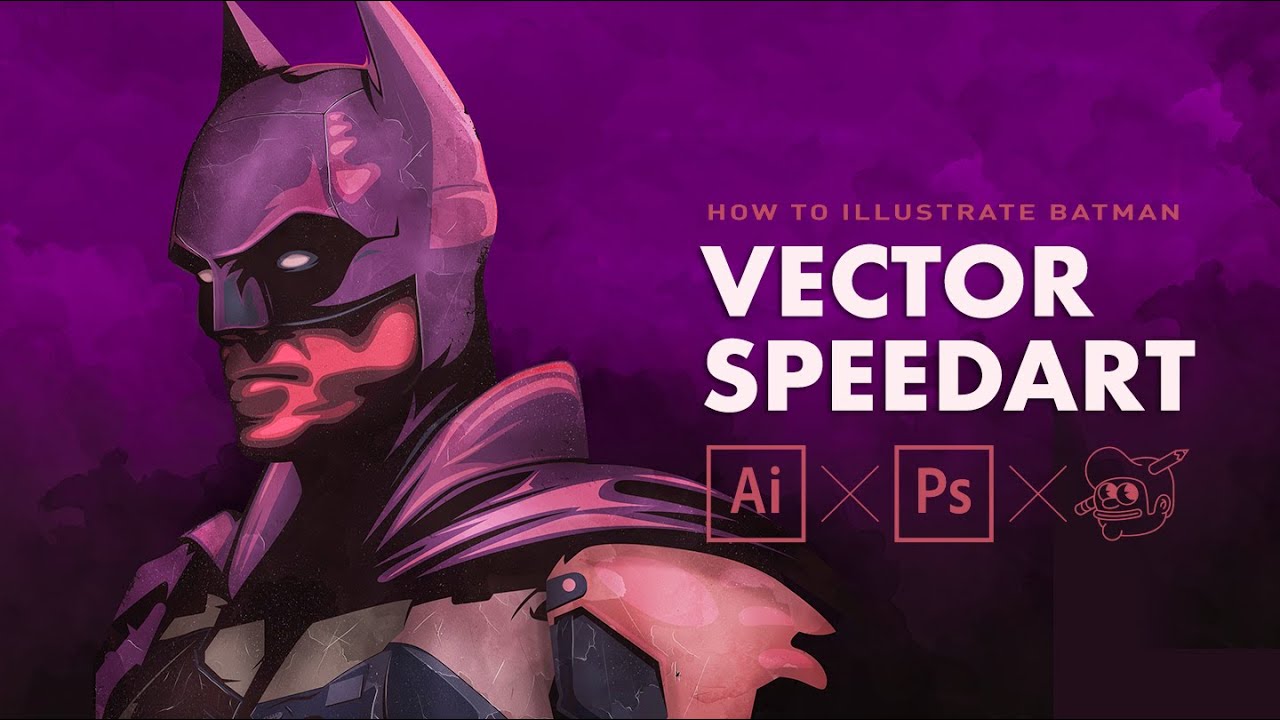 The Batman {Adobe Illustrator tutorial} - YouTube