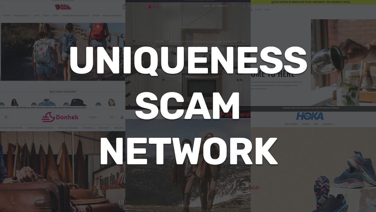 Uniqueness Scam Network | Fake or Real? » Fake Website Buster - YouTube