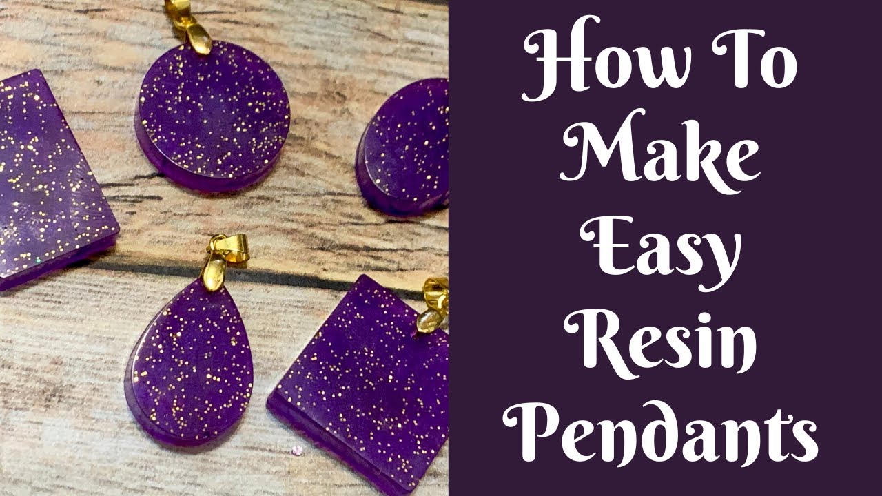 Easy Resin Projects: Easy Resin Pendants - YouTube