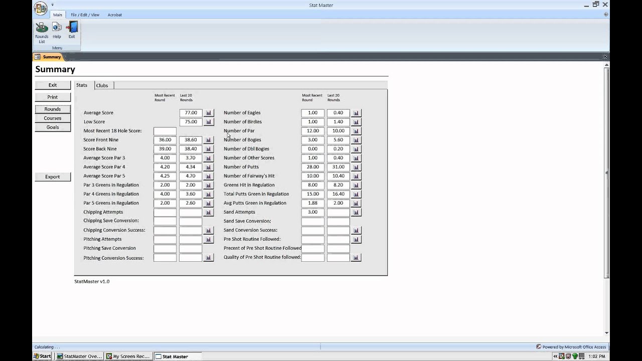 StatMaster Overview - YouTube