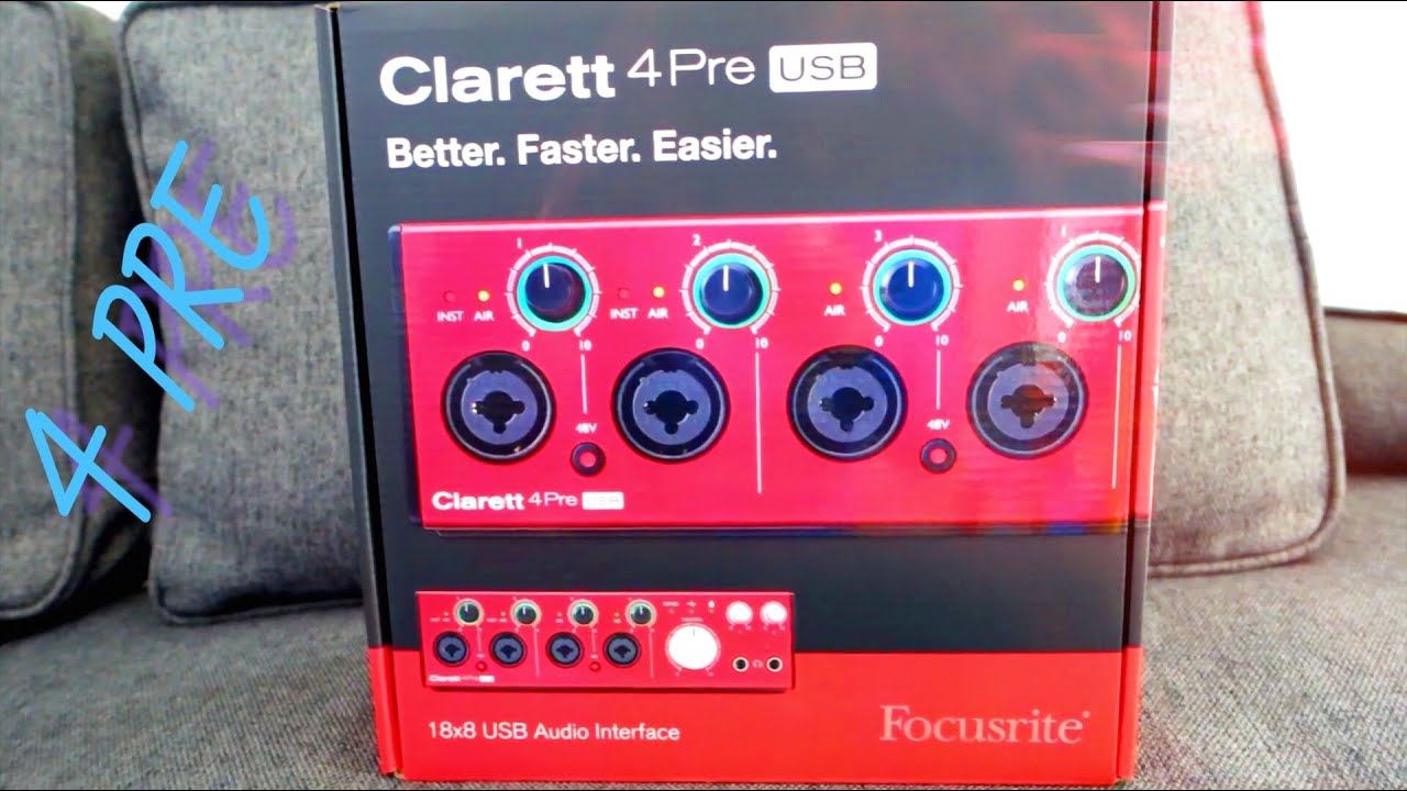 Focusrite Clarett 4Pre USB 18x8 Interfaz de audio (Review en Español ...