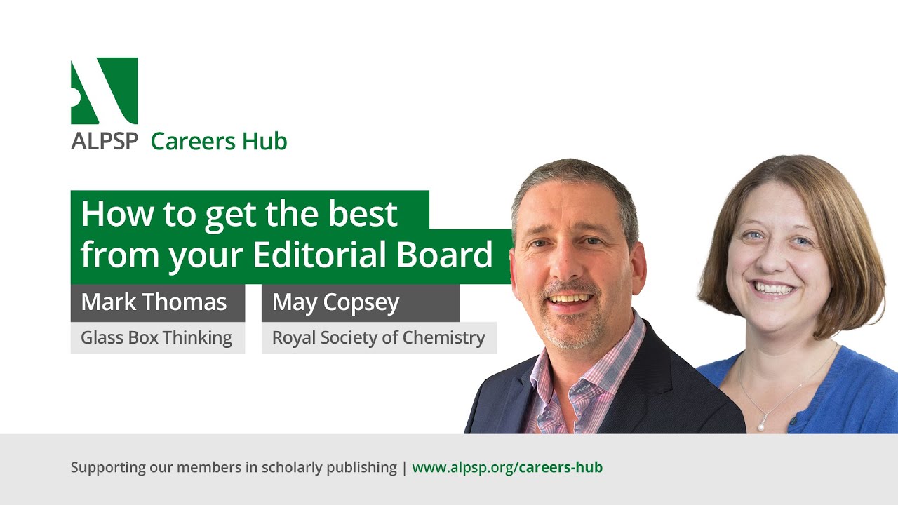 Working with Editorial Boards - YouTube